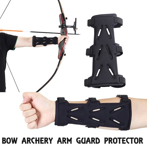 Archery Arm Guard Soft Farbic Protector for Recurve/Compound Bow ...