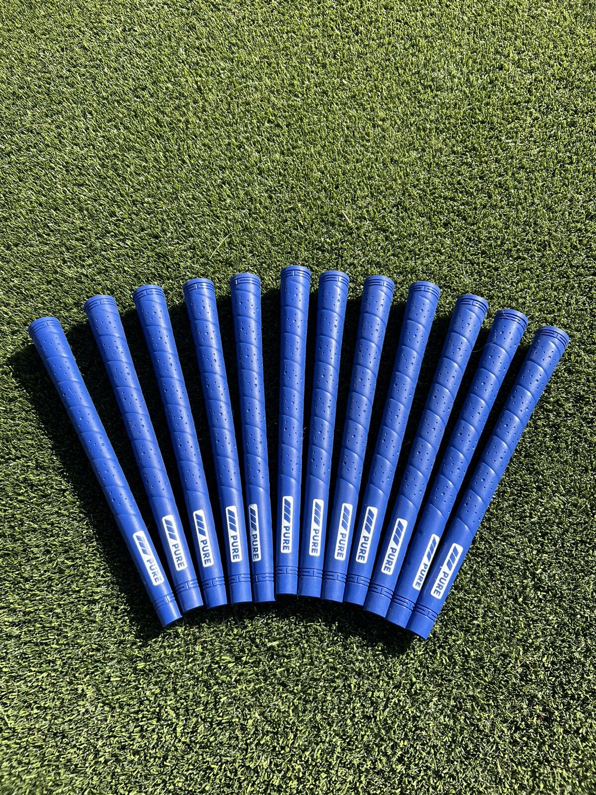 PURE Wrap Standard Size Blue Golf Club Grips. NEW Set Of 12 Grips. | eBay