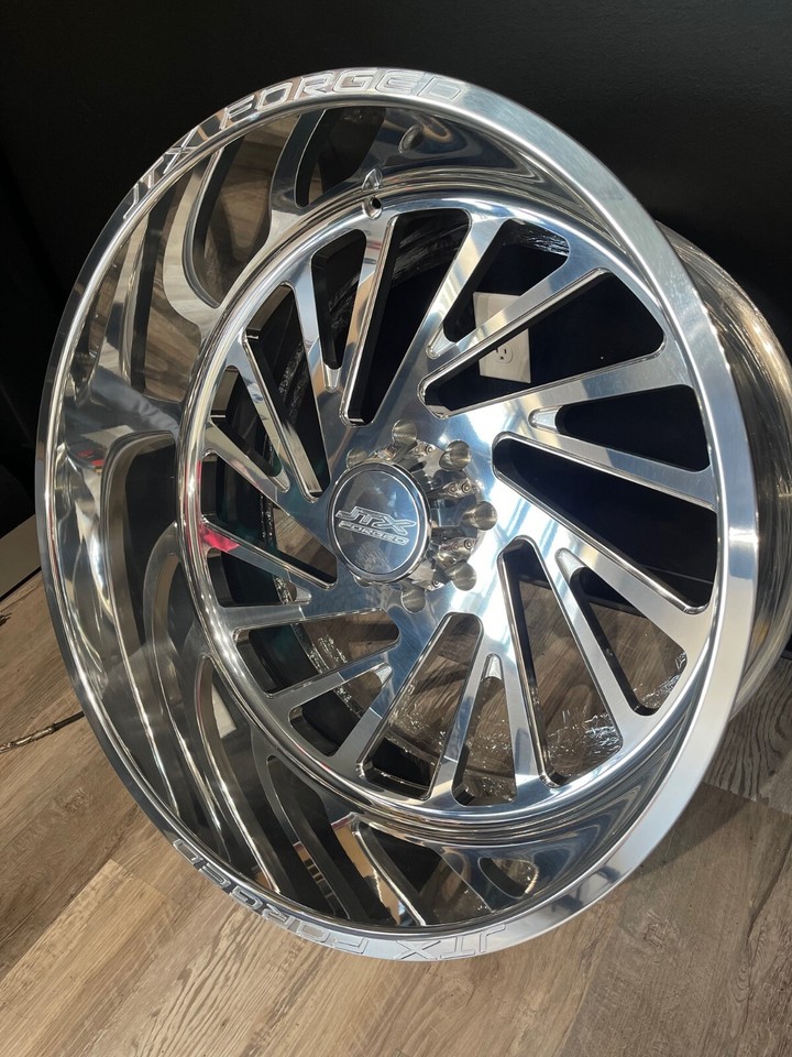 JTX FORGED ZONE 28X14 POLISHED 8 LUG CHEVY GMC OFFROAD TRUCK WHEELS | eBay