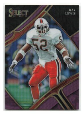 Ray Lewis 2023 Panini Select Draft Purple SSP /75 #185-MIAMI | eBay