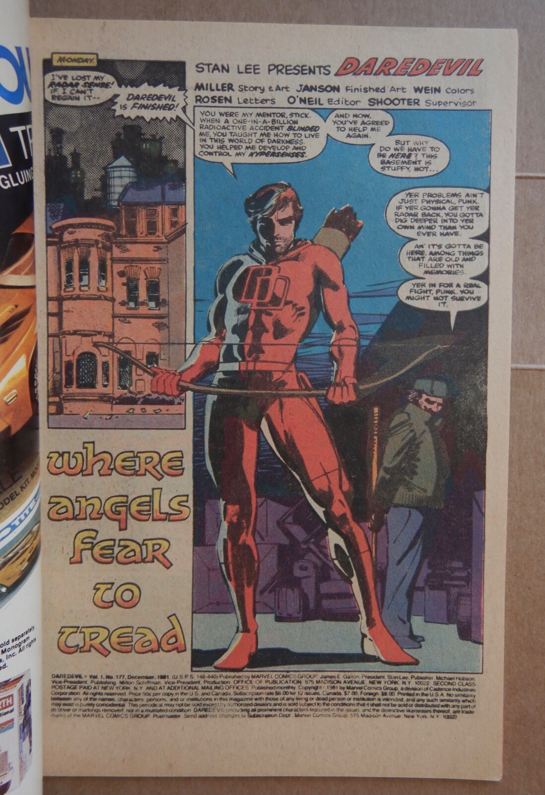 Daredevil #177 (Dec 1981, Marvel) for sale online | eBay