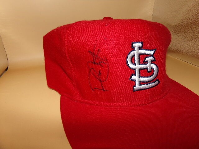 ROYCE CLAYTON SIGNED FITTED HAT CARDINALS GIANTS | eBay
