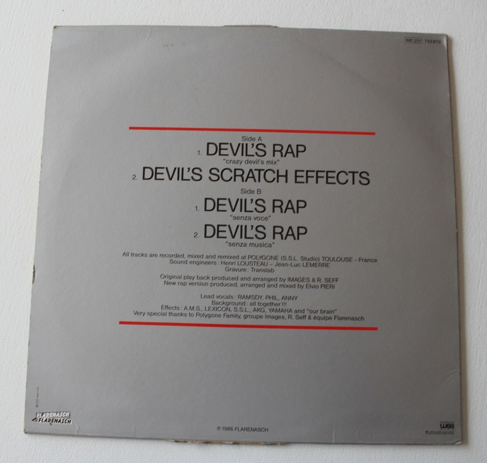 Ramsdy Jay and Gang, devil's rap, Maxi Vinyl | eBay