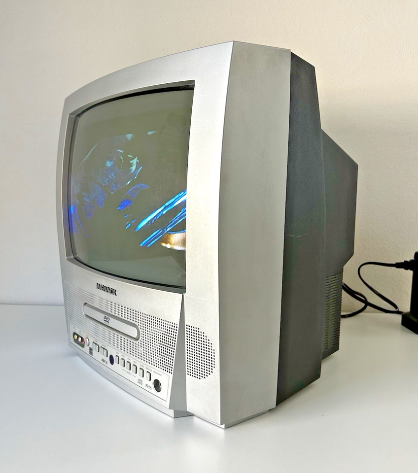 Magnavox 13" CRT TV DVD Combo Player HiFi Vtg Retro Gaming 13MDTD20/17 ...