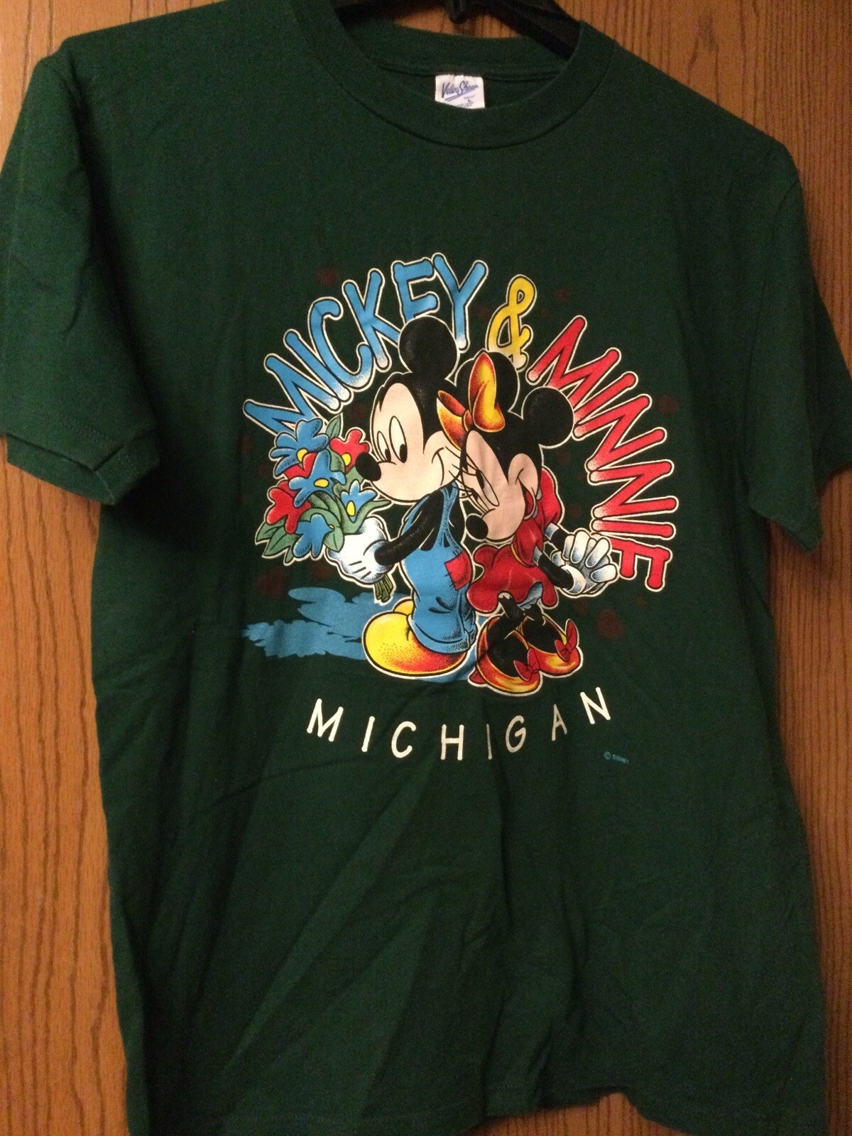 Mickey & Minnie Mouse - Michigan - Green Shirt - Adul… - Gem