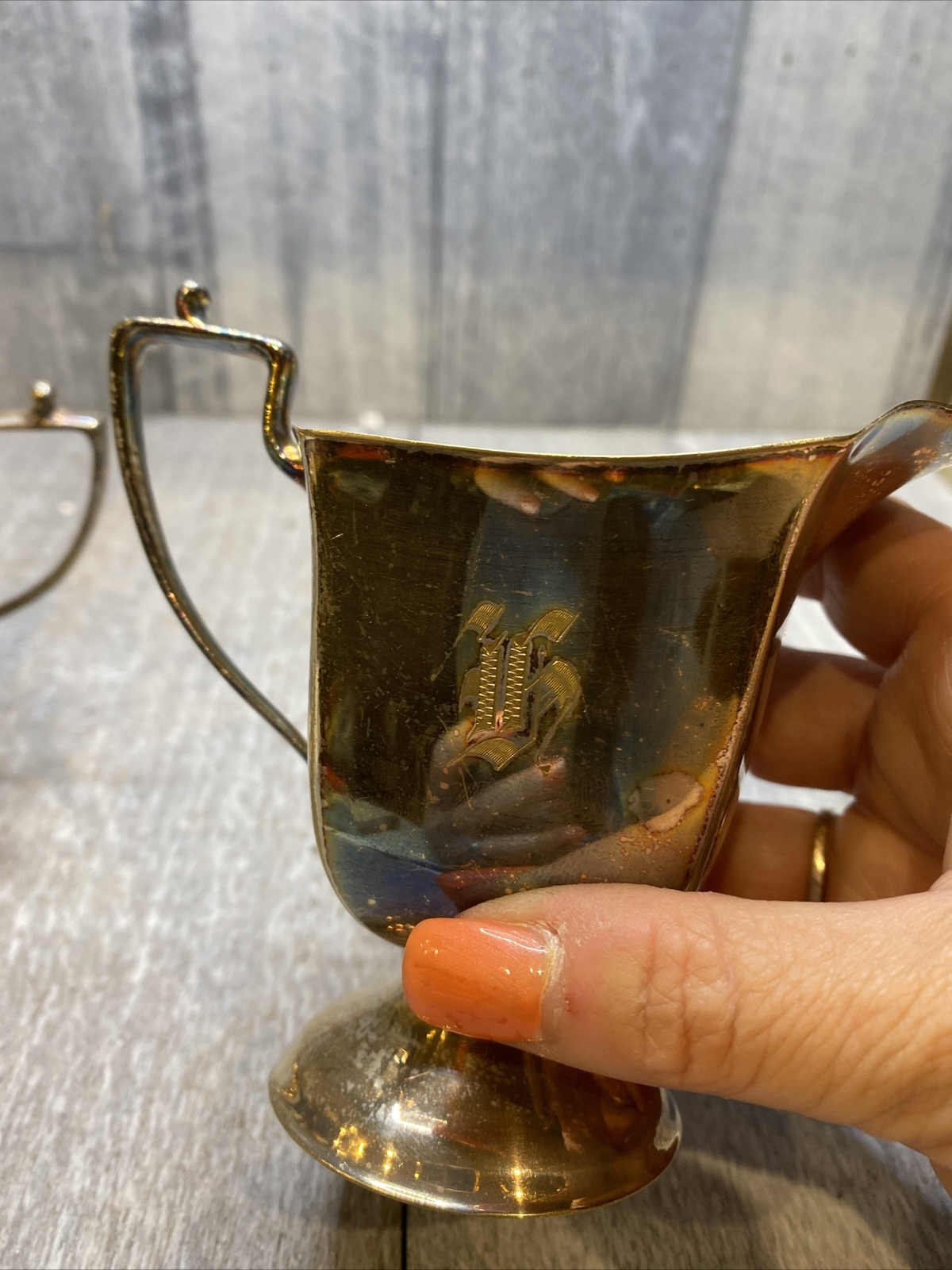 Vintage W.M. MOUNTS HOMAN Plate on Nickel Silver ART DECO Sugar and ...