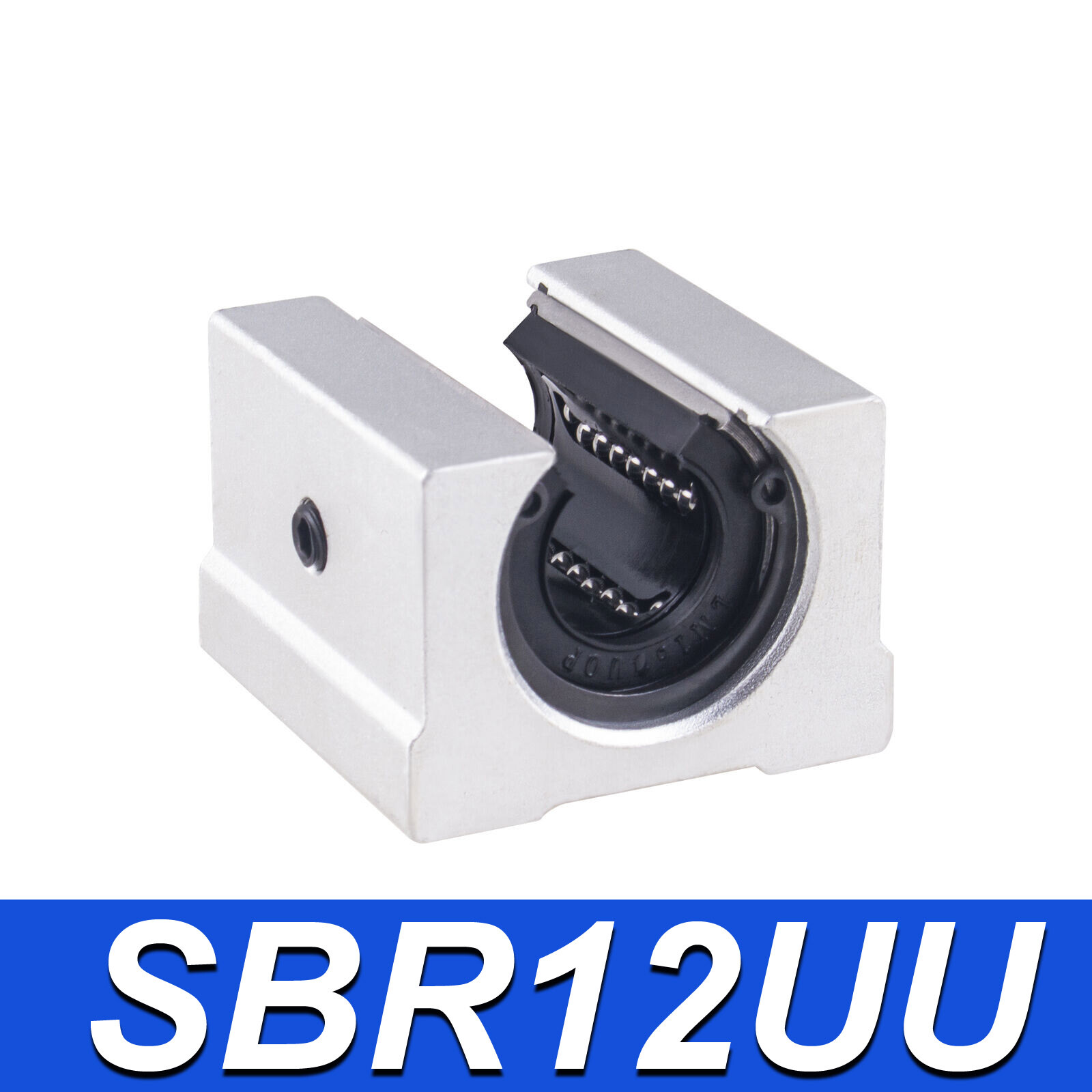 US Stock SBR12UU 12mm Linear Motion Ball Bearing Slide Slider Bushing ...
