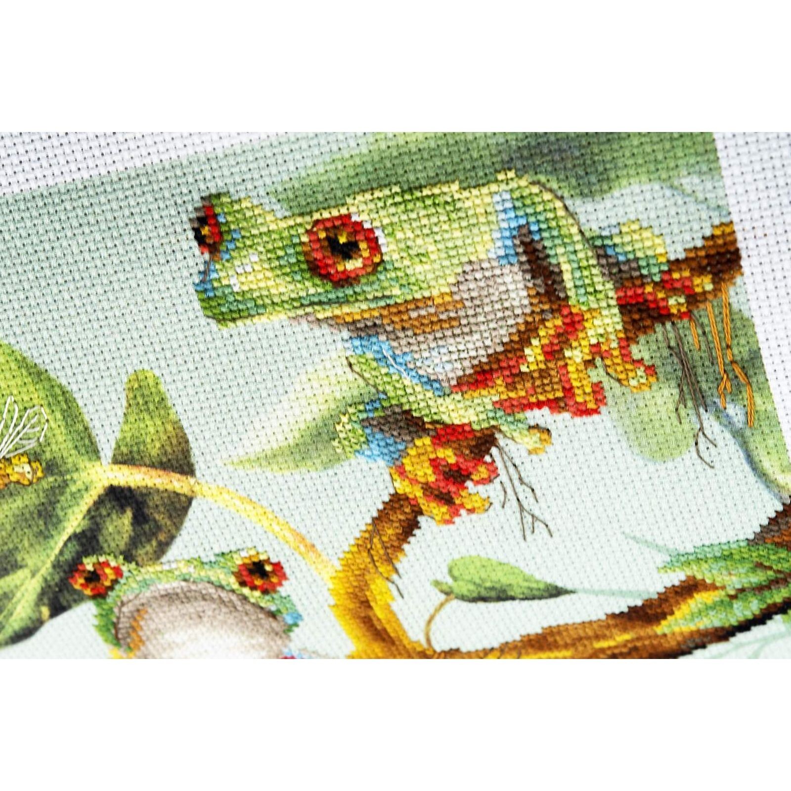 Cross-stitch kit Riolis Frogs 0083PT | eBay