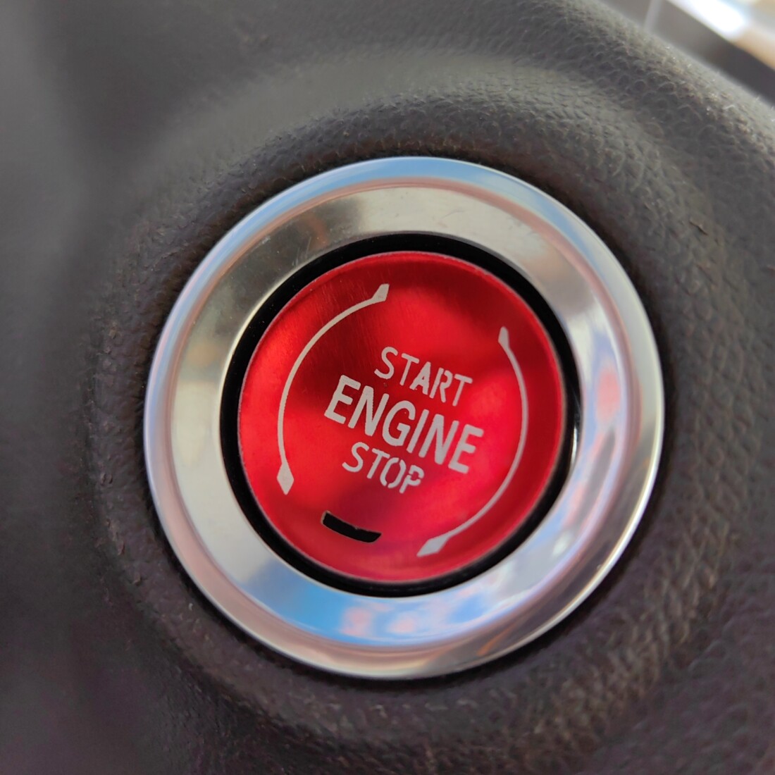 RED Engine Start Stop Cover Trim Fit for Chevy Silverado/GMC Sierra ...