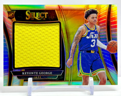 2023-24 Panini Select Rookie Patch Prizm Keyonte George Utah Jazz | eBay