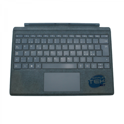 Microsoft Keyboard Original Surface Pro 3 4 5 6 7 Qwerty Layout Nordic ...