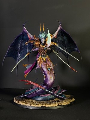 COMMISSION Painted Warhammer 40k Fulgrim Demon Primarch Of Emperor’s ...