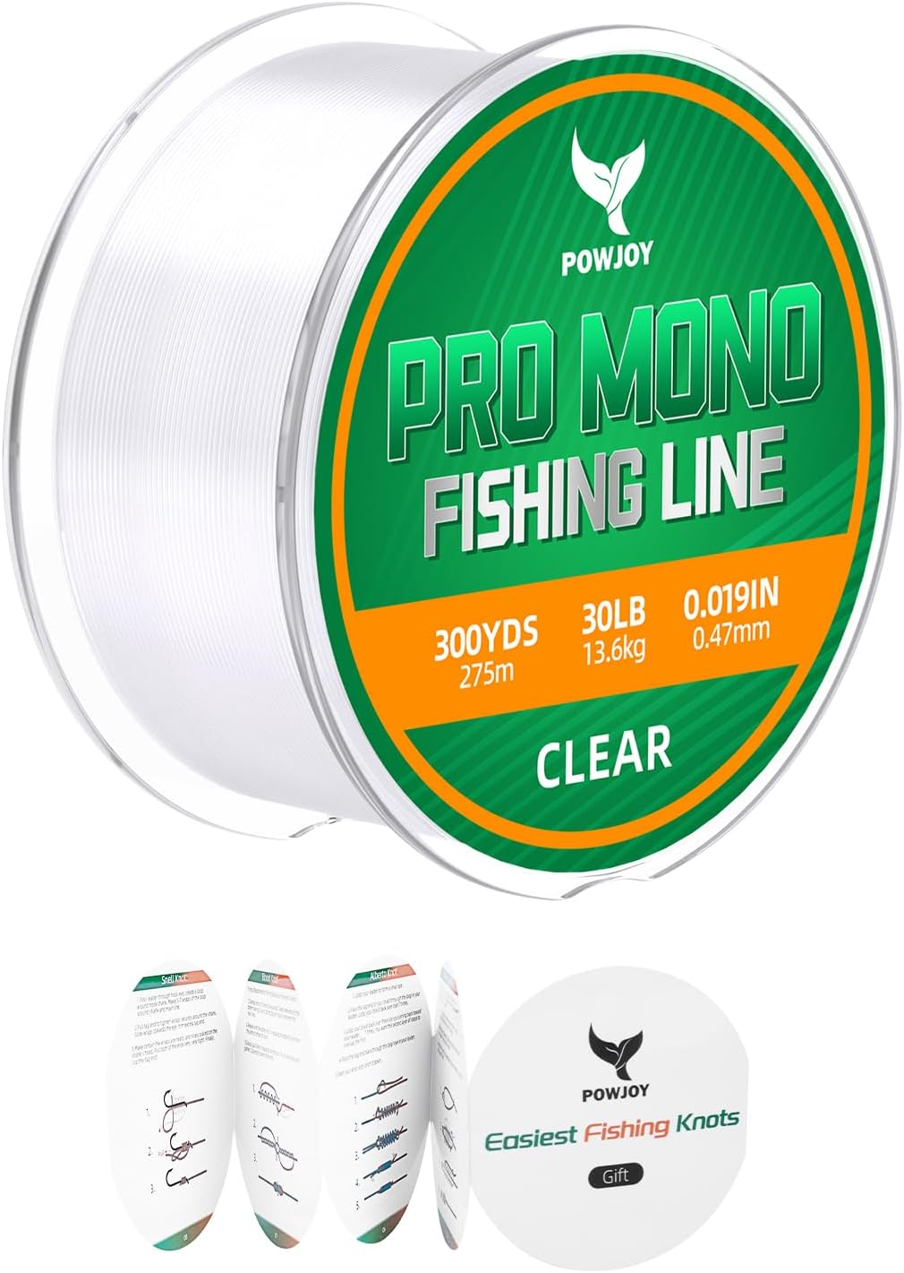Monofilament Fishing Line with Knot Cards Gift for Fishermen, Premium ...