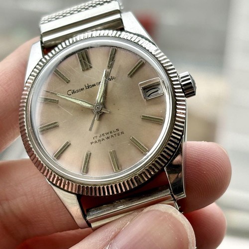 Citizen Homer Date 1968 Manual Wind Vintage Watch 36mm Stainless Steel ...