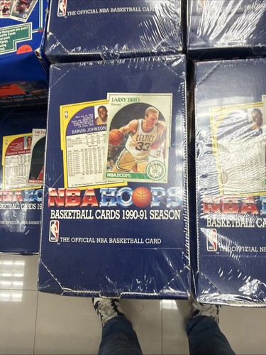 1990-91 NBA Hoops Series 1 Box 36 Packs Factory Sealed Menendez ...