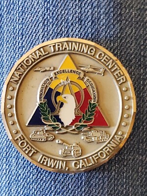 FORT IRWIN NATIONAL TRAINING CENTER CHALLENGE COIN | eBay
