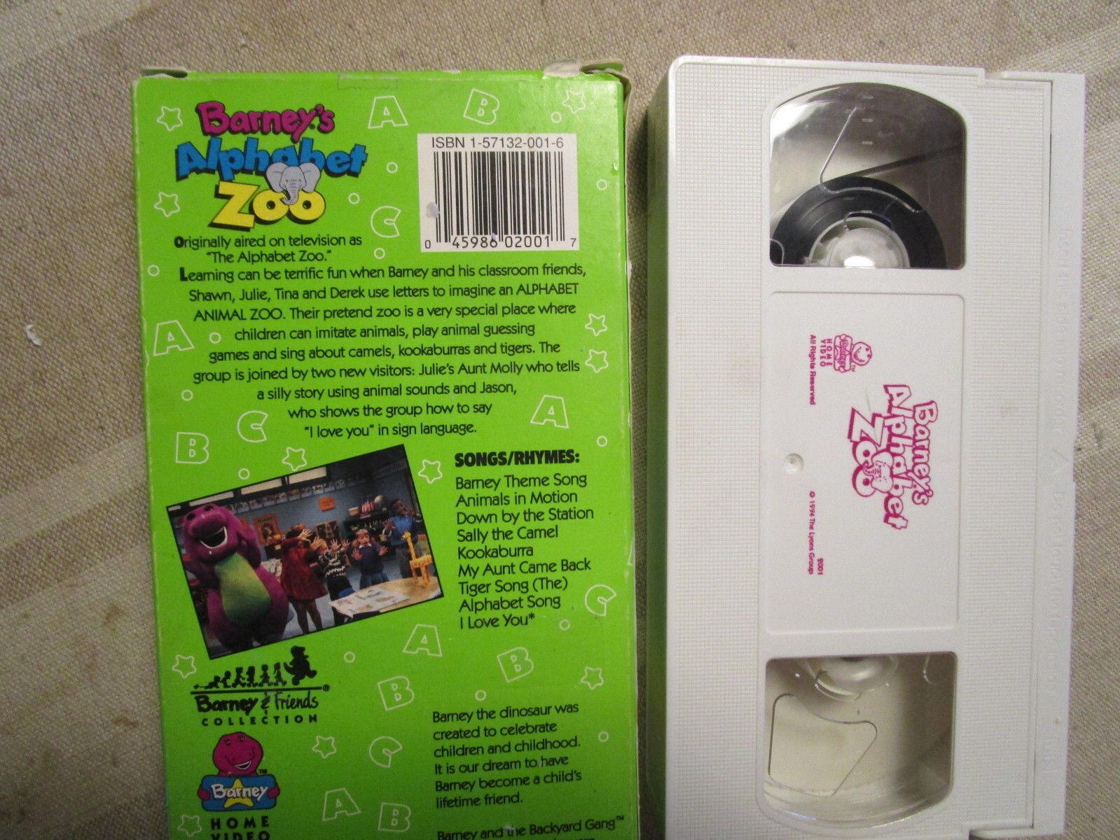 Barney - Barneys Alphabet Zoo (VHS, 1994) | Grelly USA