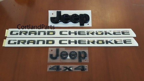 2012-2021 Jeep Grand Cherokee Mopar OEM Gloss Black Decals | eBay