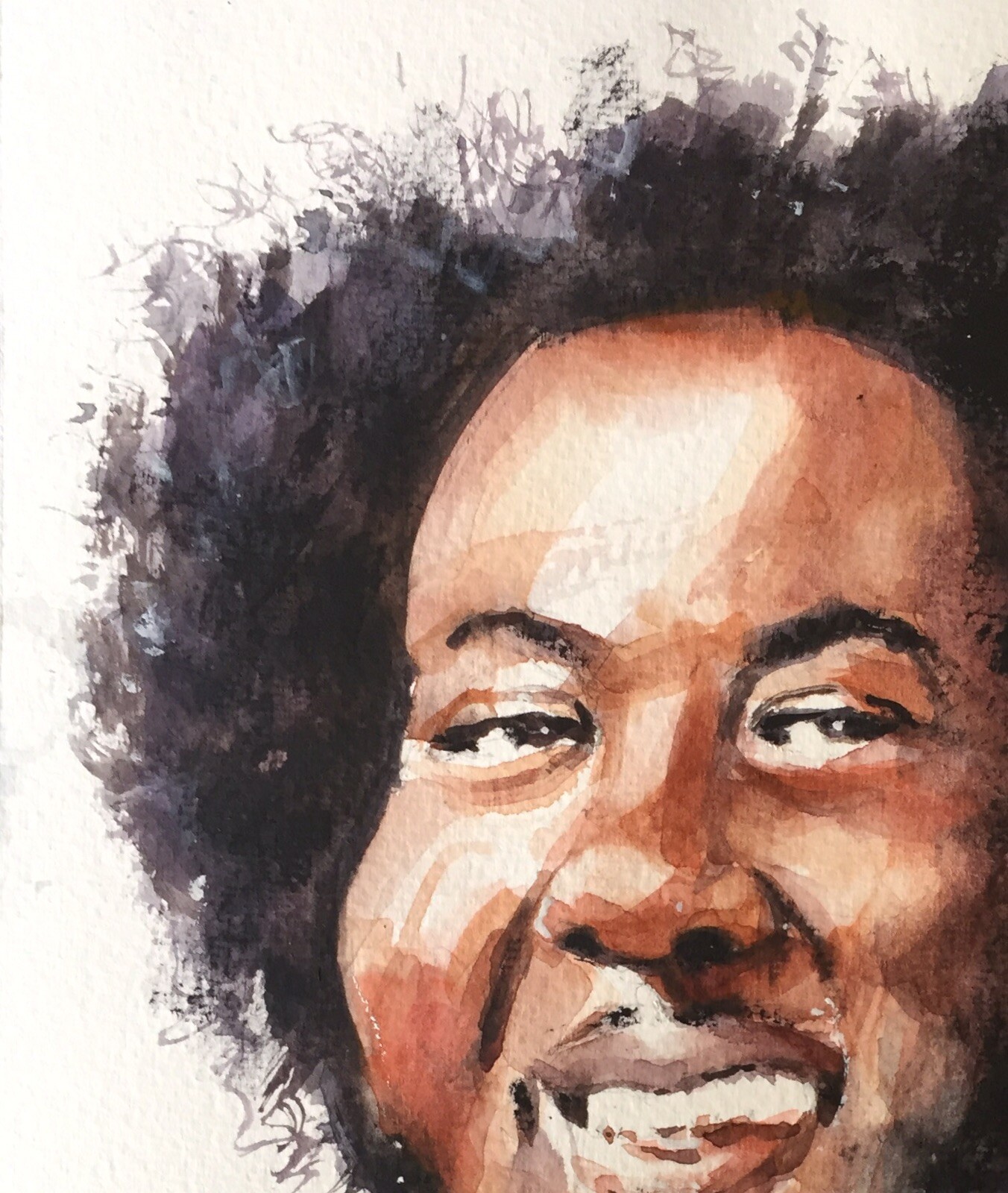 Original Watercolor Painting "smiling" 7.1/2" X 10" NOT A PRINT | eBay