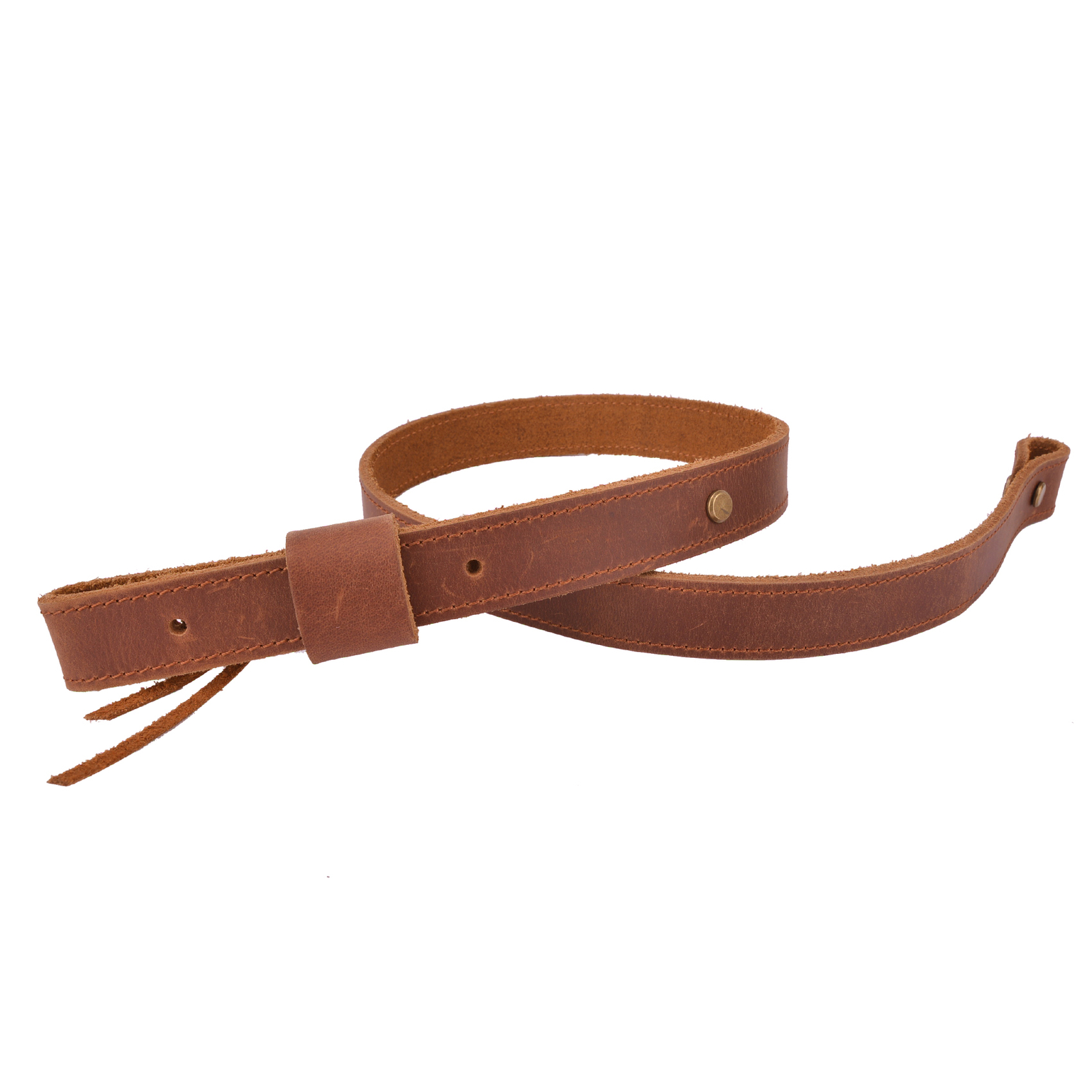 Classic 1 inch Wide Cow Hide Leather Rifle Sling Gun Strap Hunting Belt ...
