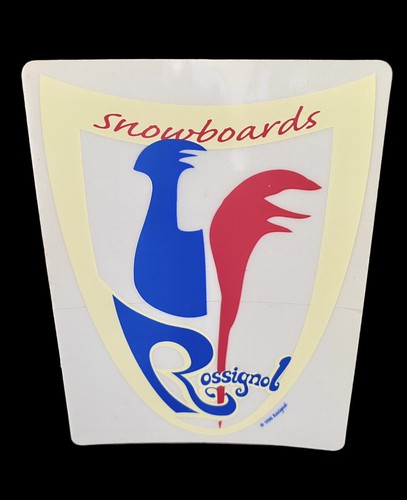 Rare Vintage 1996 Rossignol Snowboards Skiis Clear Decal Sticker ...