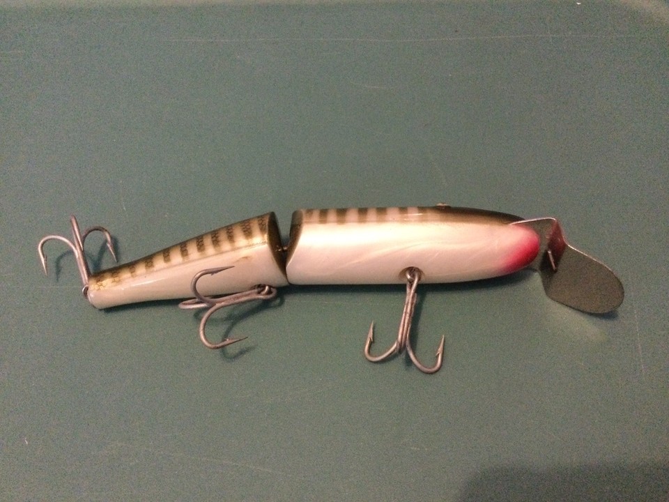 Vintage Creek Chub Pike Model 3000 Jointed 7" Muskie Fishing Lure | eBay