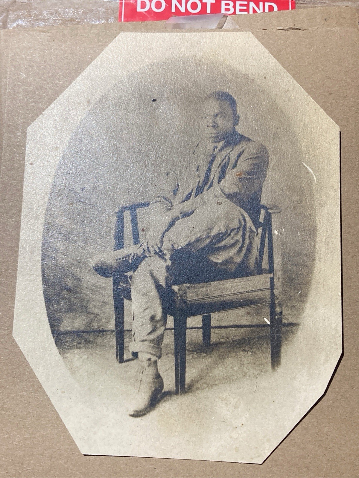 Rare Antique Studio Portrait of Young Bix Beiderbecke w/ Cornet Epic ...