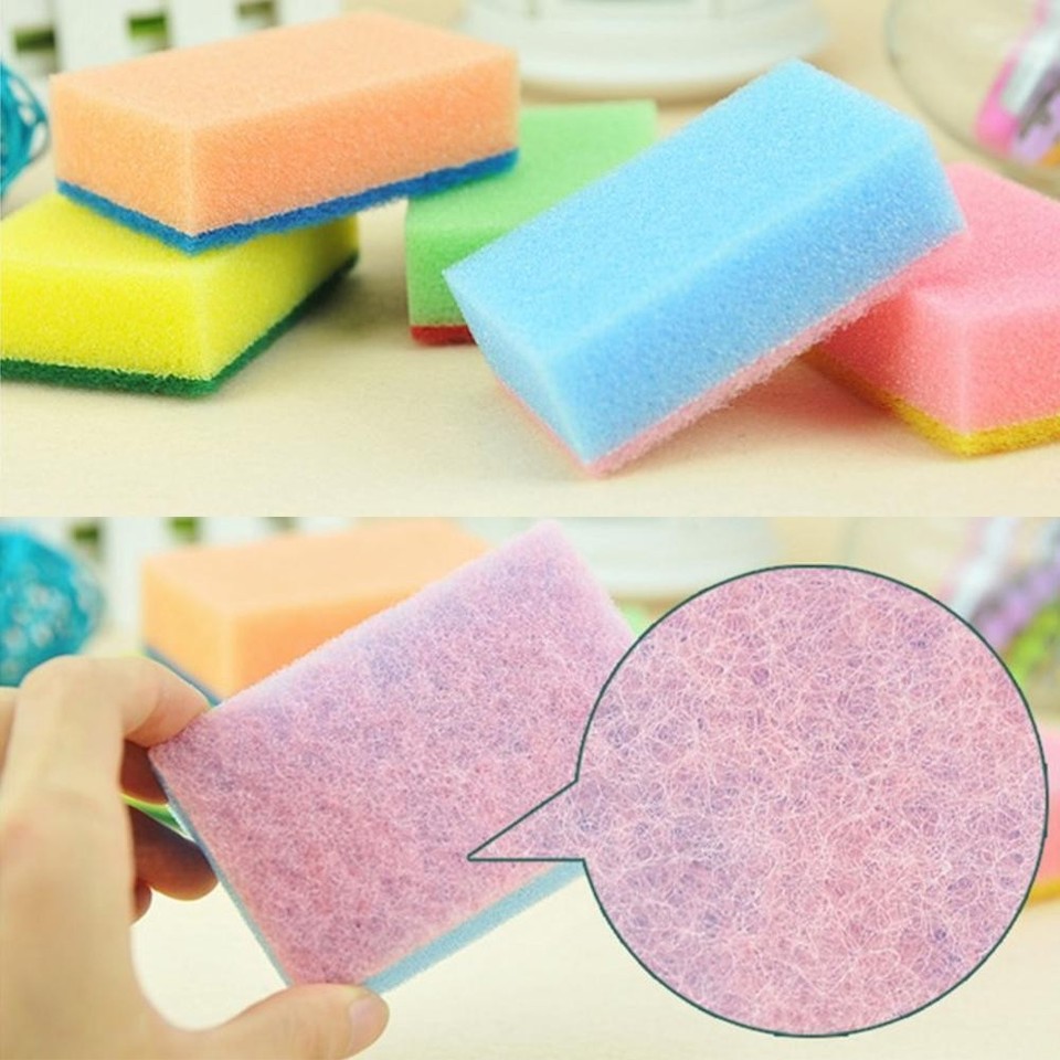 Sponge Cleaning Dish Washing Catering Scourer Scouring For Kitchen Good ...