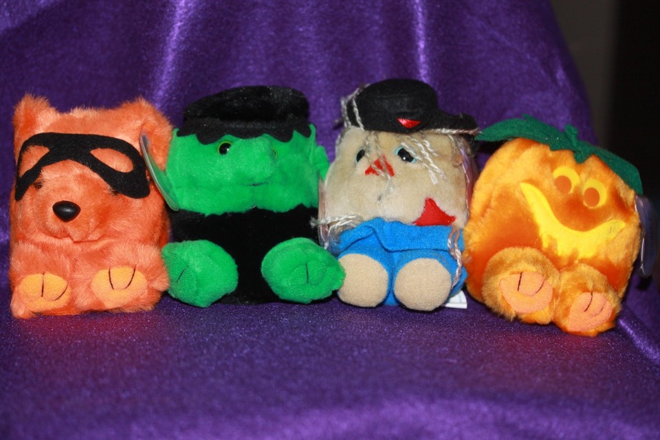 PUFFKINS RETIRED, YOUR CHOICE, RARE, LIMITED EDITION Dog Bear Witch ...