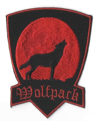 Wolfpack Red & Black Howling Iron On Sew On Embroidered Patch 3"X 4" | eBay