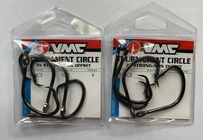 VMC 9789 Tournament Circle 6x Coastal Black Fishing Hooks 10pk 9789cb ...