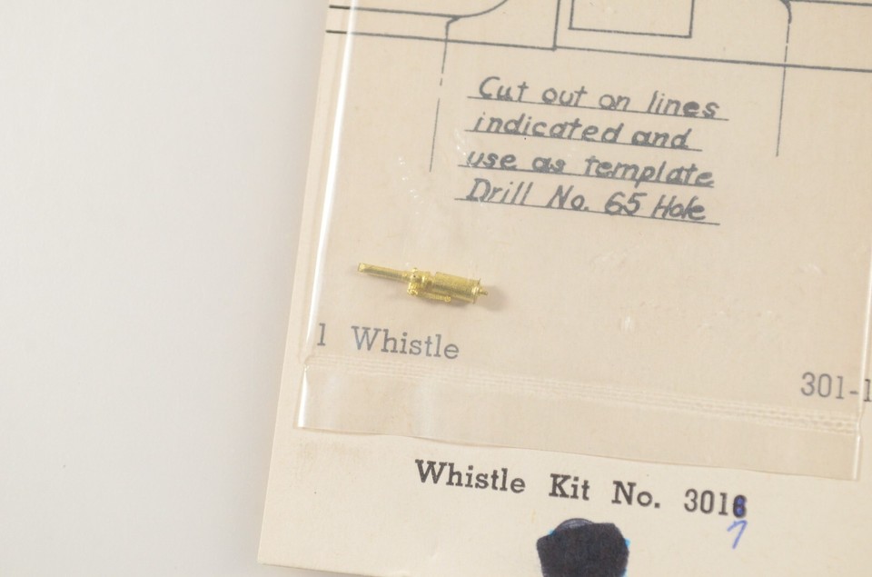 Bowser HO 4-6-6-4 Cast Brass Whistle Kit - 3017 100317 | eBay