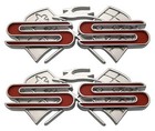 1961 61 Chevy Impala SS Super Sport Quarter Flag Emblems Pair | eBay
