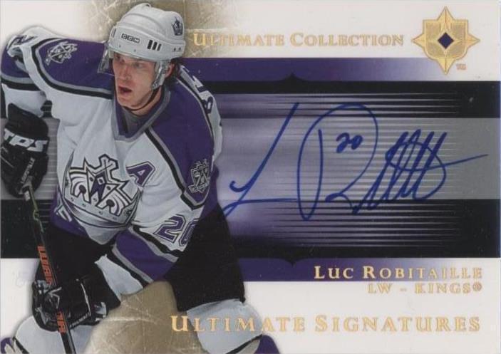 2005-06 Ultimate Collection - Ultimate Signatures Luc Robitaille #US-LR ...