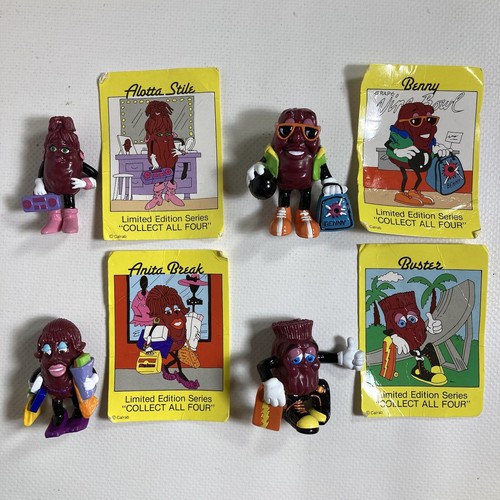 VTG California Raisins Figure And Card Hardees Limited Edition 1990s ...
