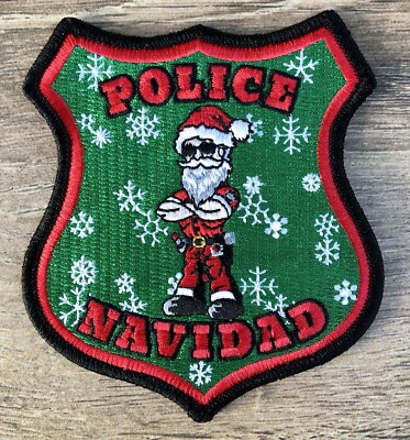 2022 Police Navidad Christmas Collector's Patch | eBay