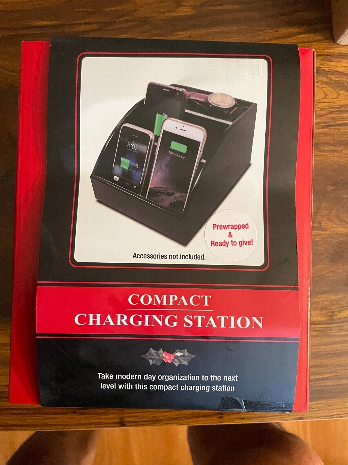Compact Charging Station Black Desktop Organizer by Samsonico USA LLC ...