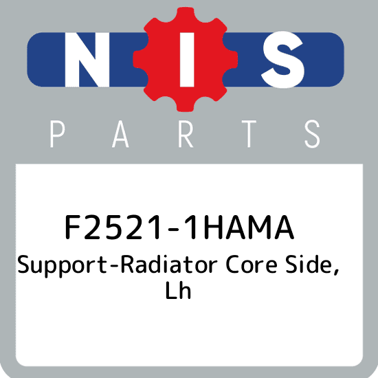 F25211HAMA Genuine Nissan Support-radiator Core Side LH F2521-1hama for ...