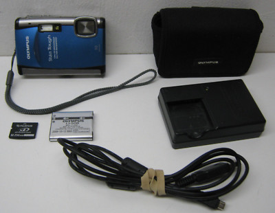 Olympus Stylus Tough 6000 10MP Digital Camera w Battery Case Charger ...