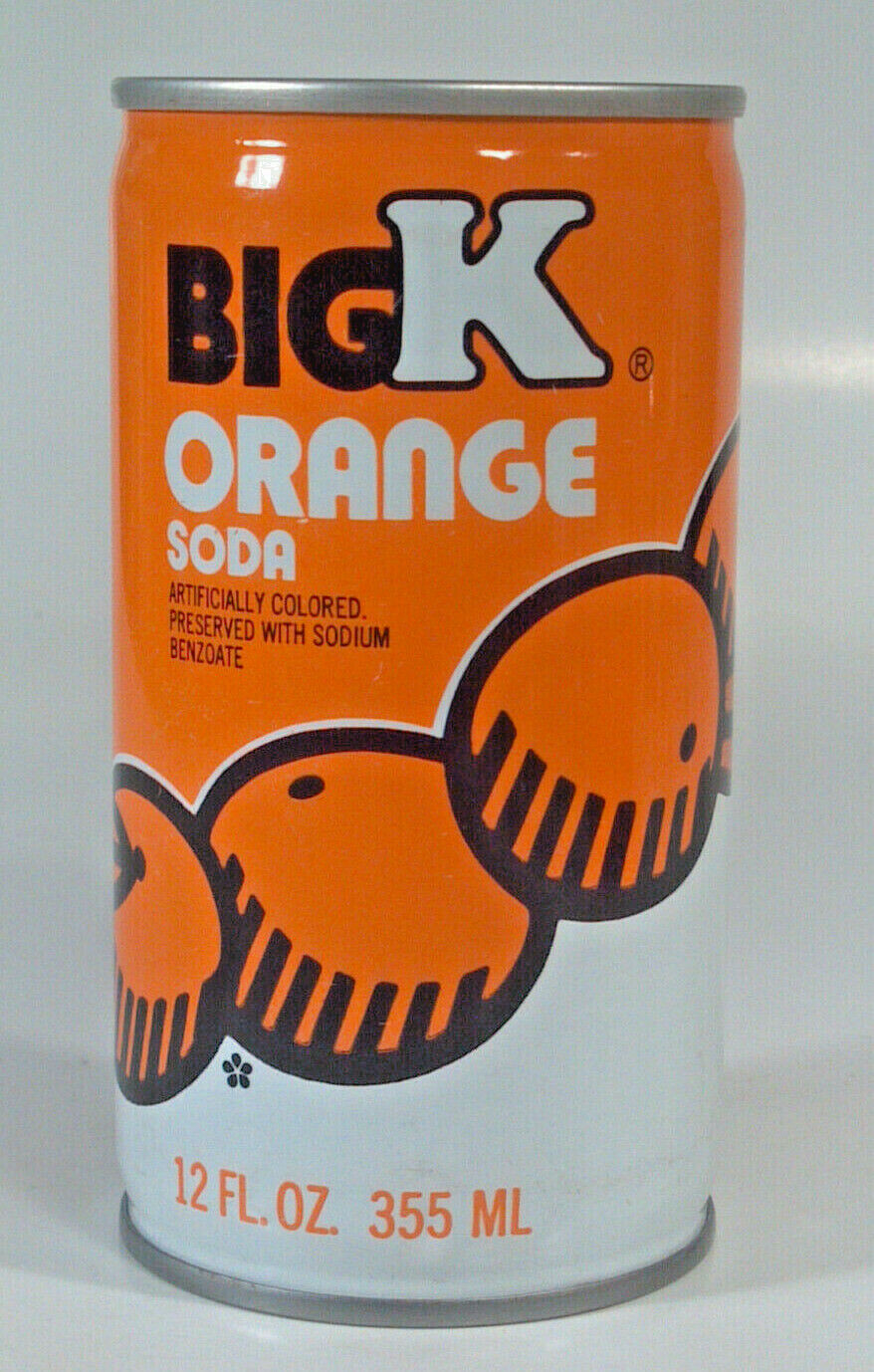 Vintage Big K Orange Soda Pop Can 12oz Steel Kroger Cincinnati Ohio | eBay