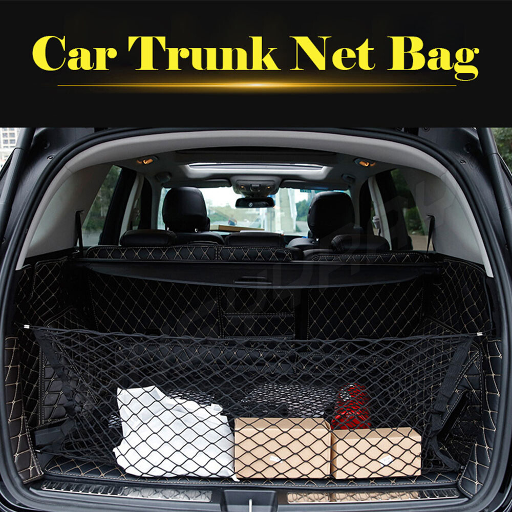 Car Trunk Cargo Net Holder Elastic Mesh Organizer Truck SUV Universal 4 ...