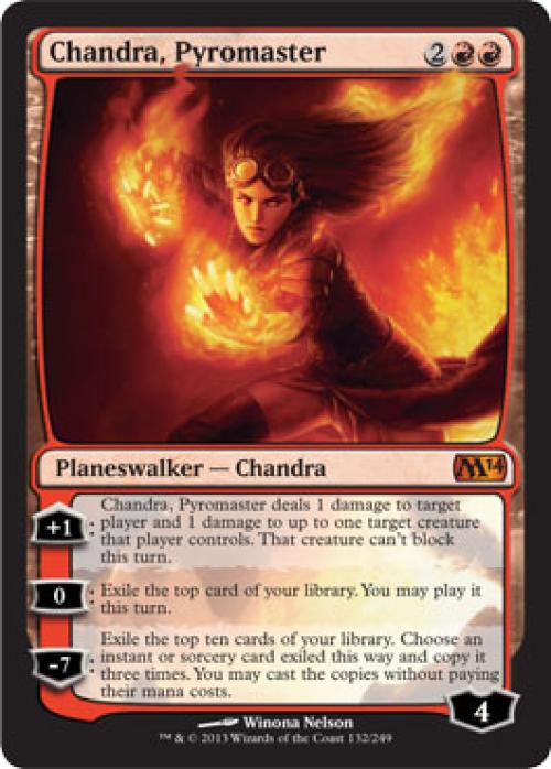 Chandra, Pyromaster - Medium Play MTG Magic 2014 Core Set | eBay