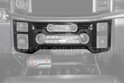 CARBON FIBER Interior Center AC Radio Control Panel Cover For 21-Up ...
