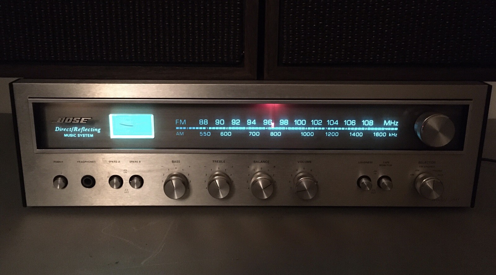 Vintage 1977 Bose Model 360 Receiver AND Matching 300 Series Speakers ...