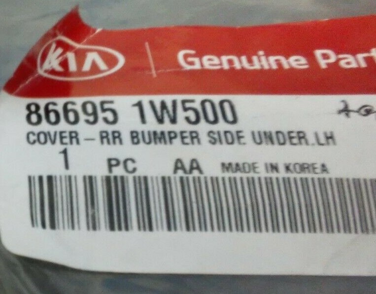 Kia Rio 2016 2017 Rear Bumper Cover Left Hand OEM 86695-1W500 | eBay