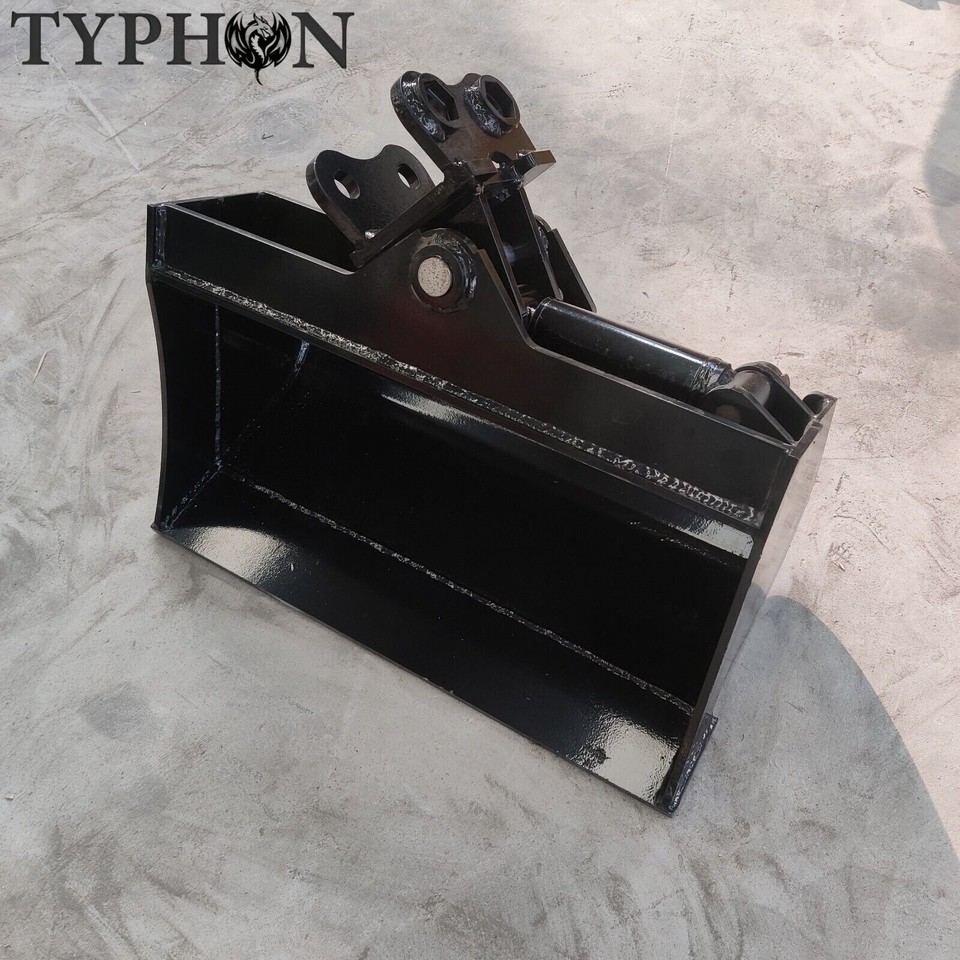TYPHON 600mm Tilting Bucket 23in Hydraulic Buckets Attachment For Mini ...