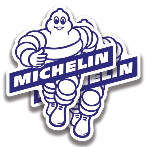 MICHELIN MAN DECAL 2 Stickers Bogo Car Bumper Truck | eBay