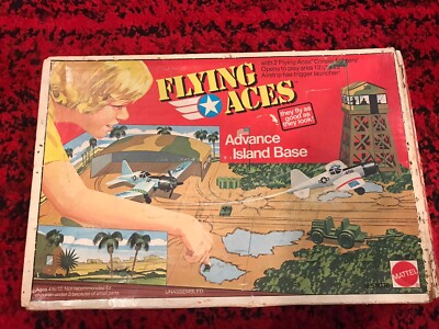 Vintage 1976 FLYING ACES Mattel FLYING ACES Box And Playset As Is | eBay