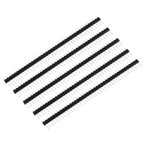 5 X 40-Way Broche 2.54mm Simple Rangée Mâle PCB Header Bande Connecteur ...