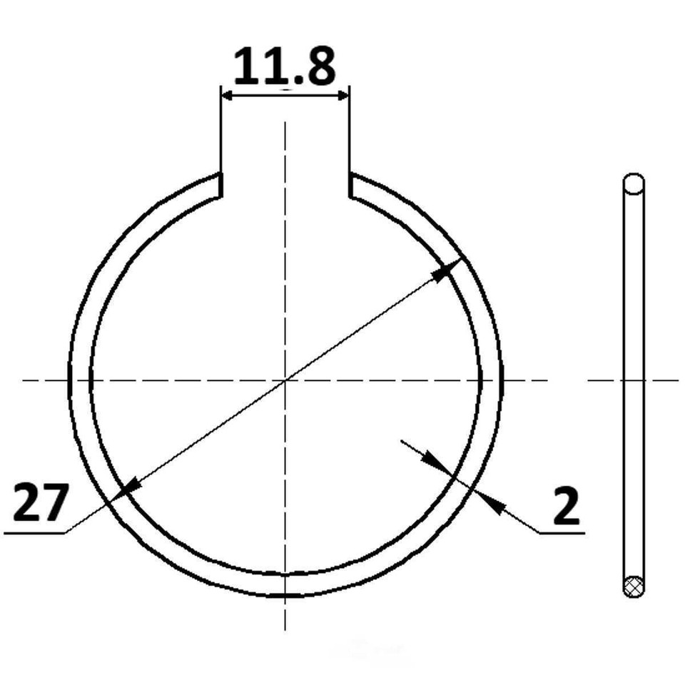 CV Joint Lock Ring-LS Febest CC-1-27X2 | eBay